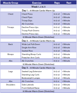 6 Week Beginner's Multi Gym Workout Plan | Exercise